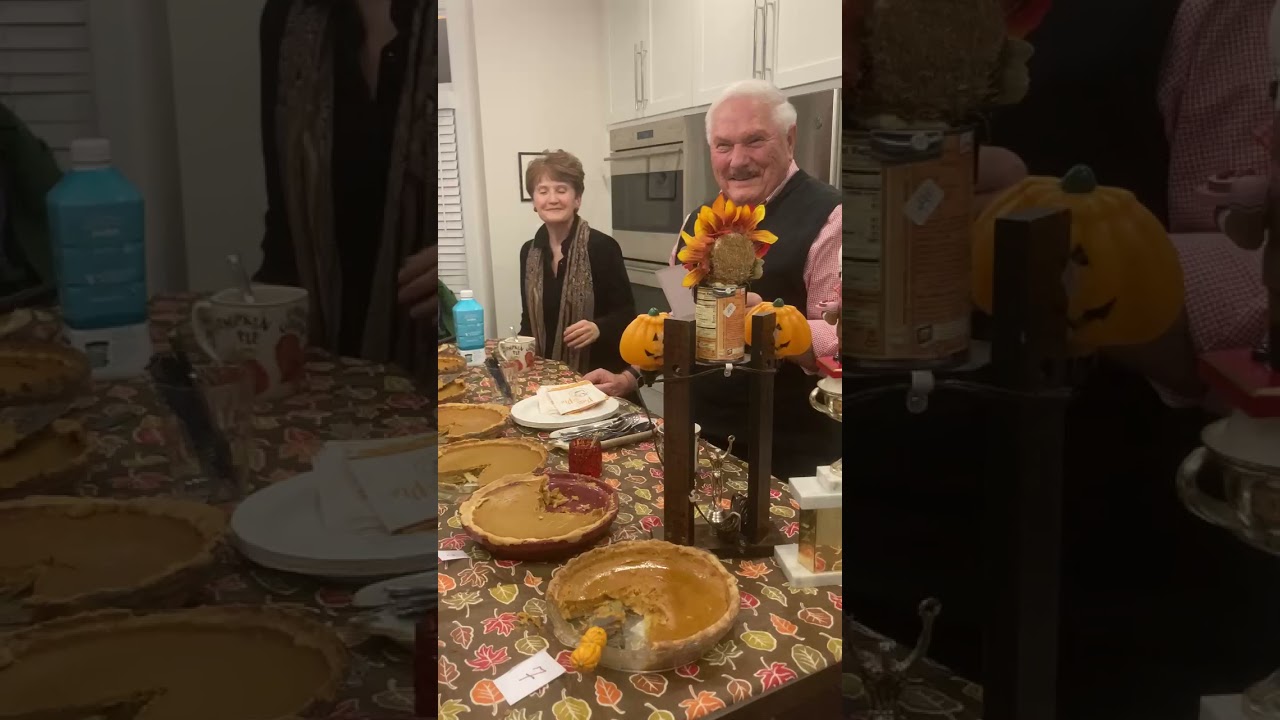 Video of Fran Winning Annual Cuthroat Tunno Pumpkin Pie Competition ...
