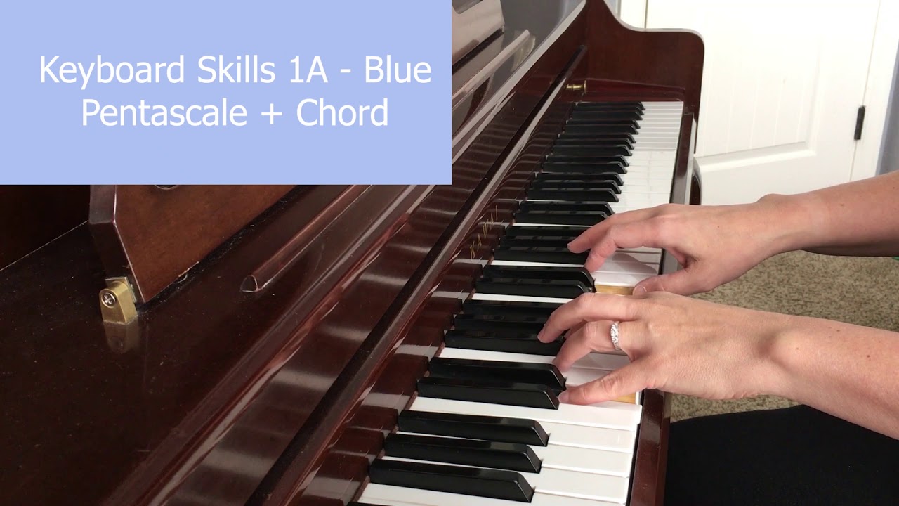 AIM Piano Keyboard Skills 1A Blue Video - YouTube