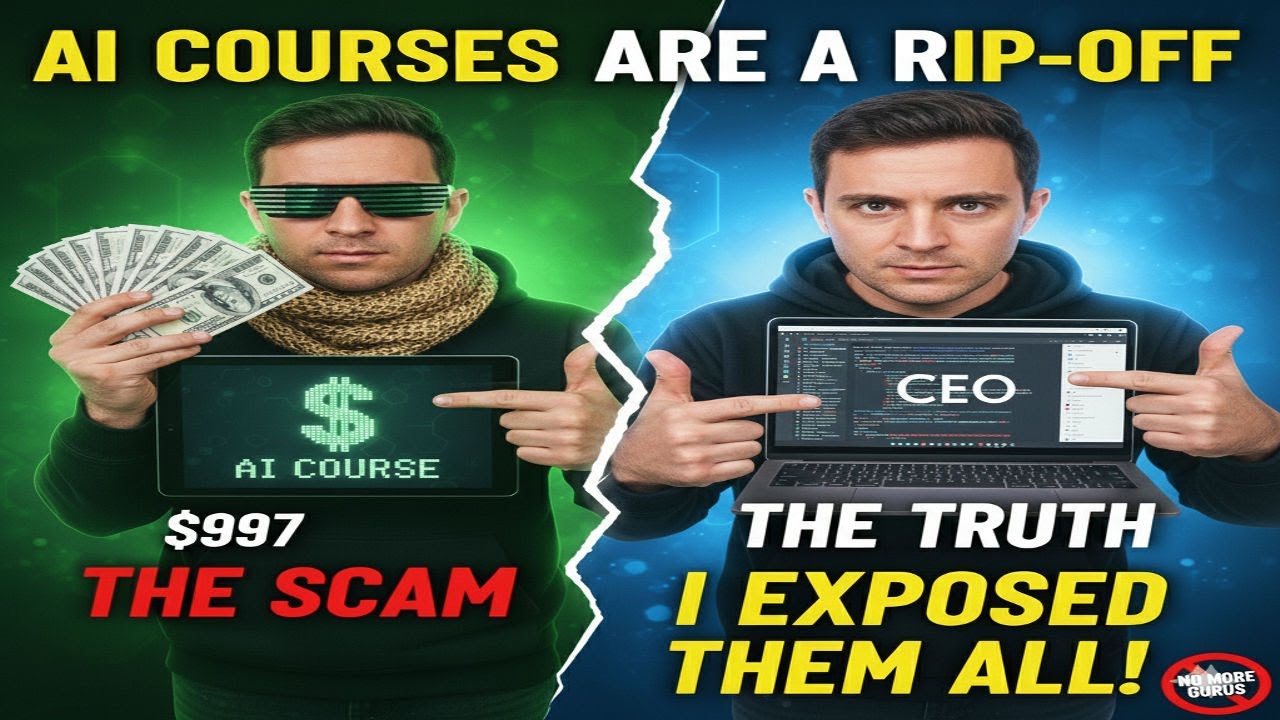 The AI Course Industry is a Scam. (Perspective from an Ex-FAANG ...