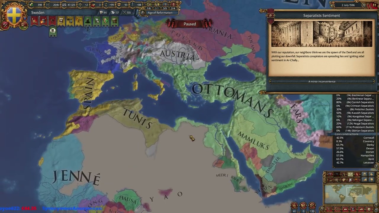 EU4 Sweden Scandinavia HRE Revoke Privilegia #11 - YouTube