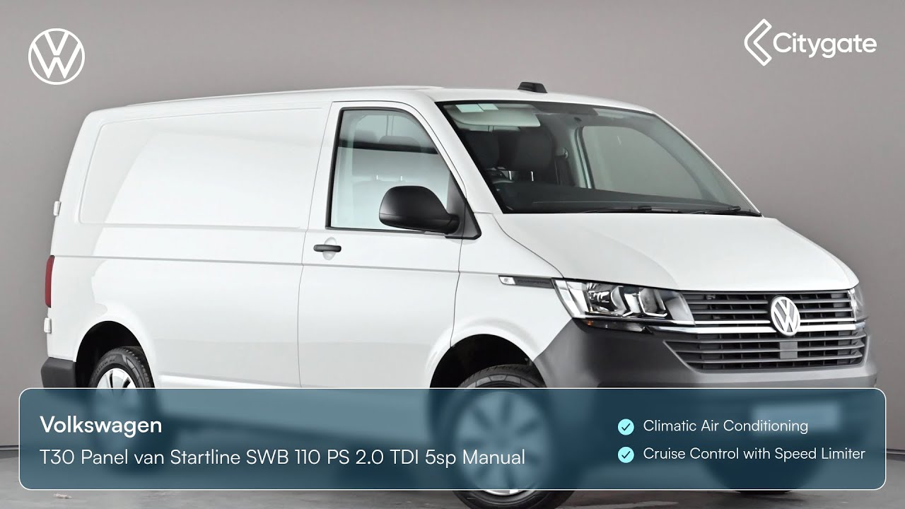 Volkswagen Transporter - T30 Panel van Startline SWB 110 PS 2.0 TDI 5sp ...
