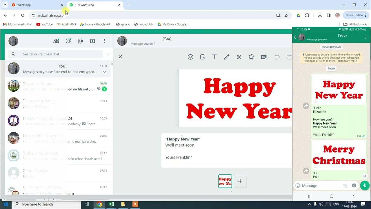 send whatsapp message from excel | excel to whatsapp message - YouTube