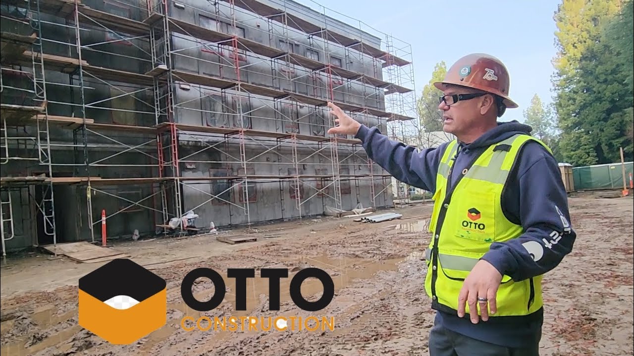 OTTO construction Csus Faculty and Staff Housing site tour - YouTube