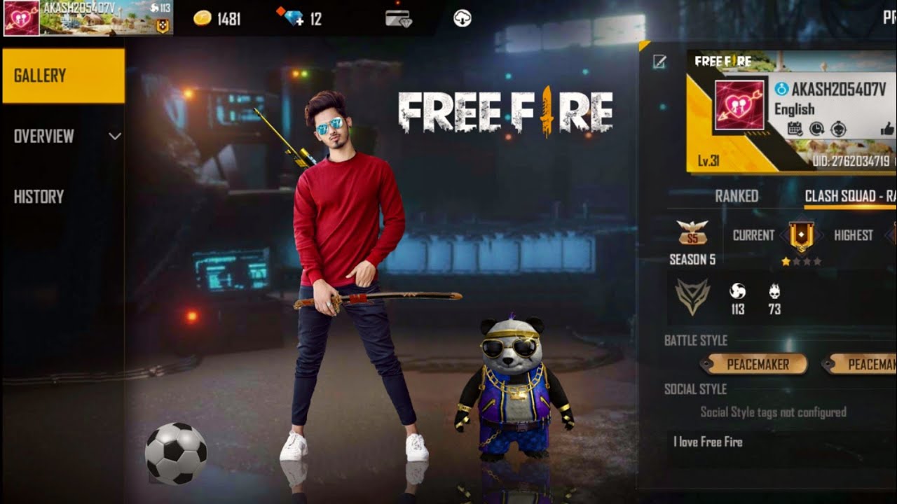 Free Fire Photo Editing || PicsArt free fire photo editing || game ...
