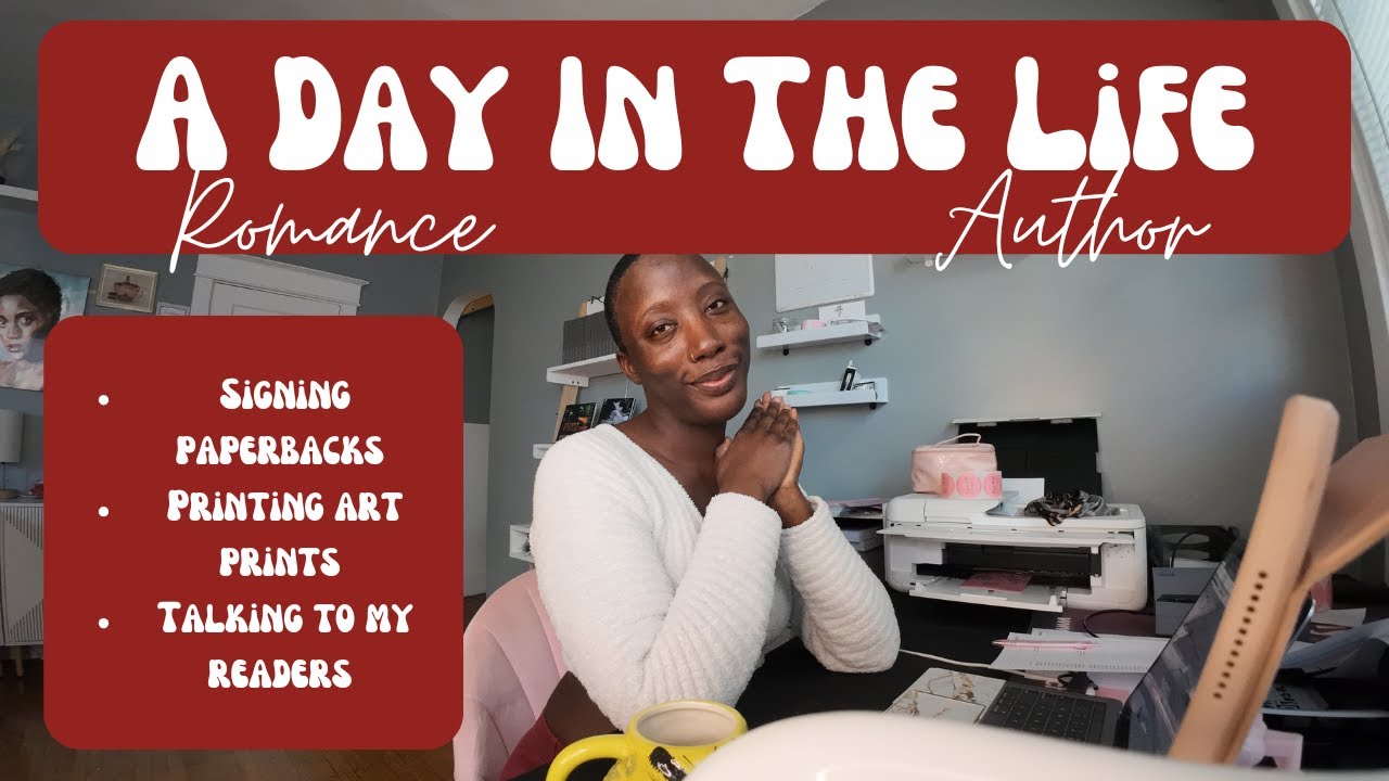 A Day In The Life | Romance Author | Signing Books - YouTube