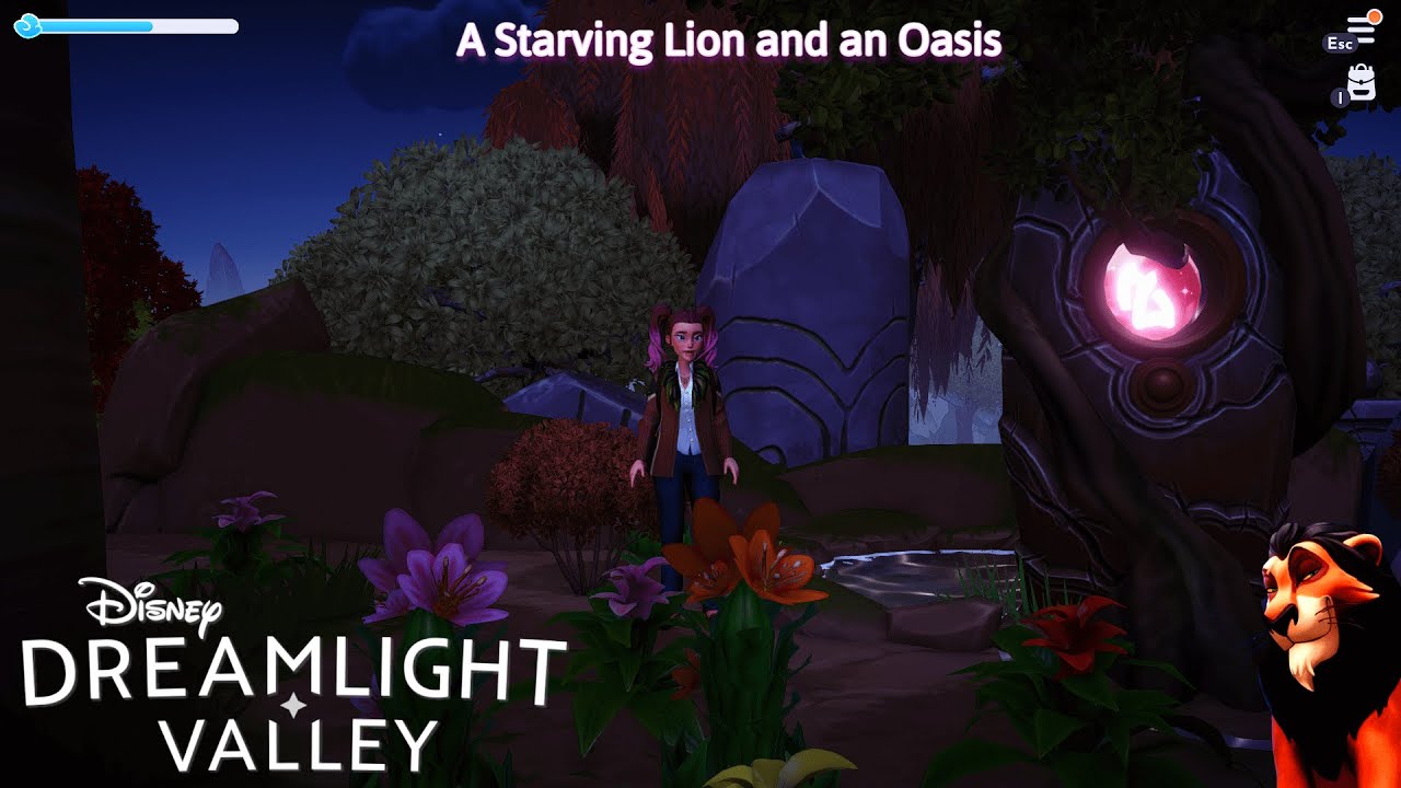 A Starving Lion - Disney Dreamlight Valley - YouTube
