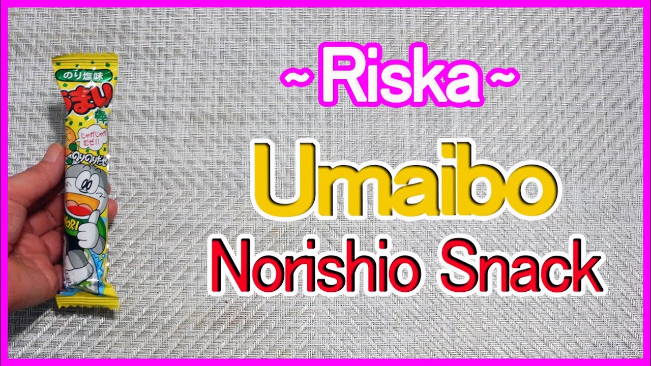 Riska Umaibo Norishio Snack - YouTube