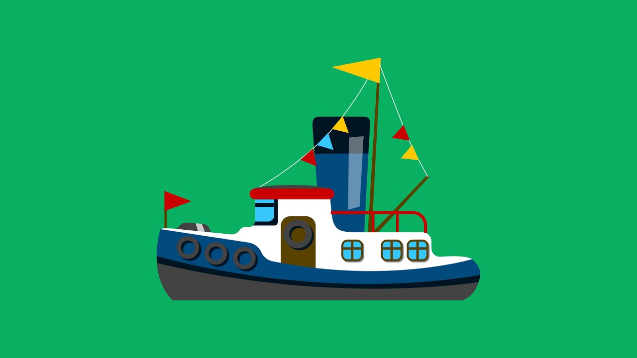 Boat green screen - YouTube