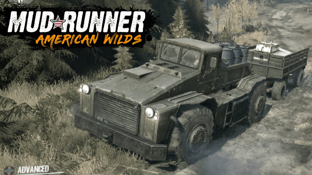 MUDRUNNER: AMERICAN WILDS-GAMEPLAY, PC, INDO BUSCAR COMBUSTIVEL DE D ...