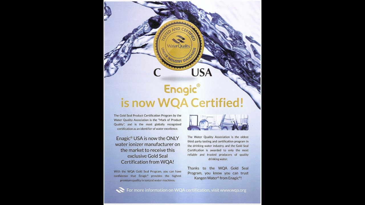 Enagic The Gold Standard - YouTube