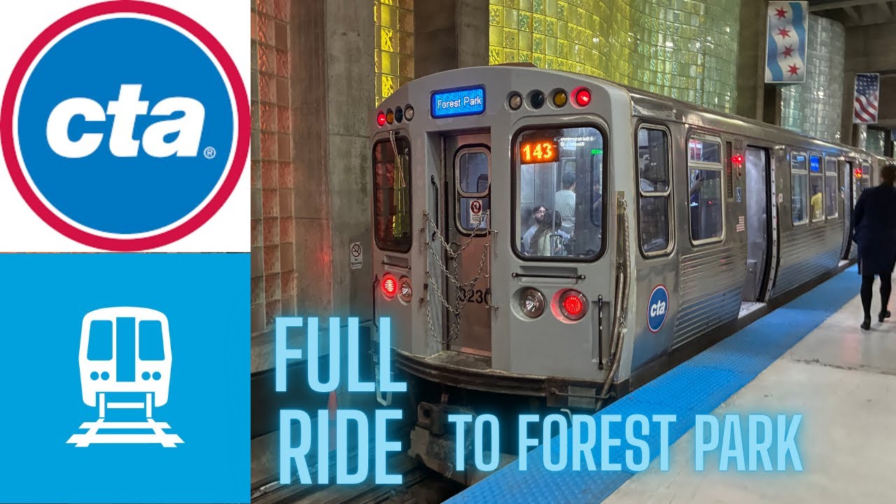 CTA Blue Line: Full Ride to Forest Park - YouTube