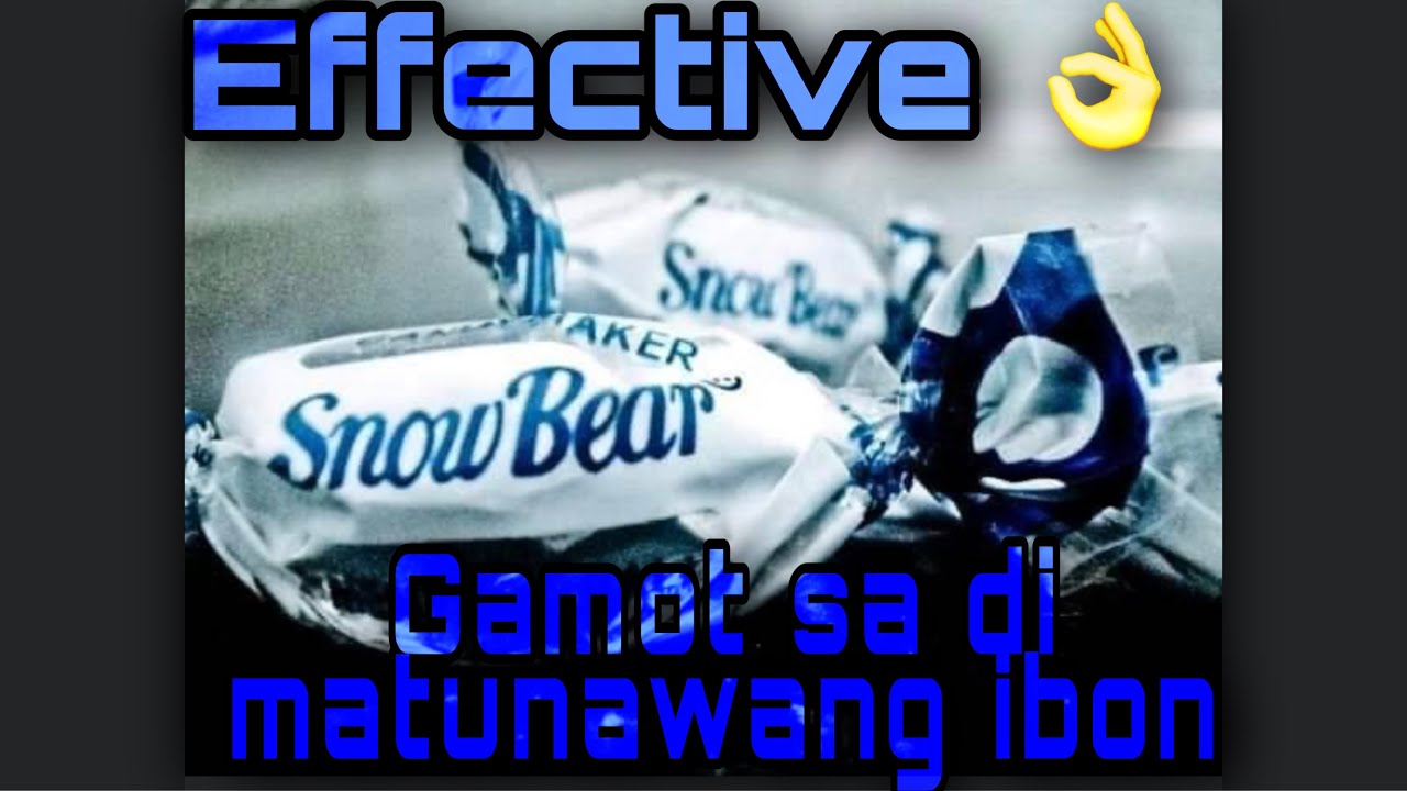Snowbear candy gamot sa kalapating di natutunawan - YouTube