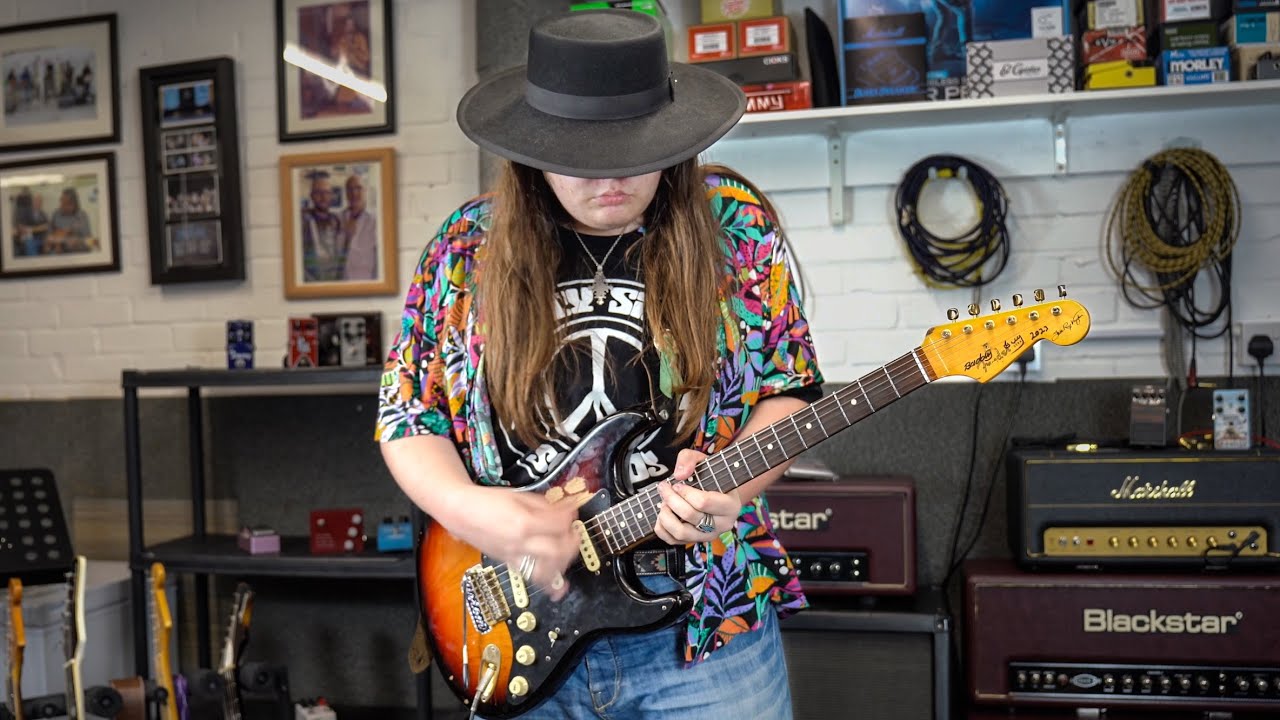 Stevie Ray Vaughan | Texas Flood - Rhys (AGE 15) - YouTube