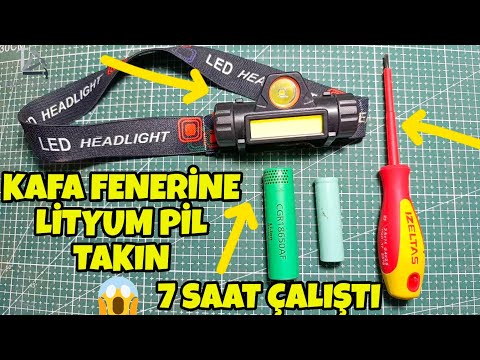 Kafa Feneri Lityum Pil Değişimi