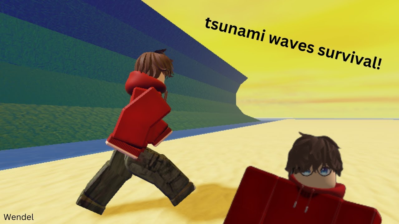Playing Tsunami Waves Survival! - YouTube