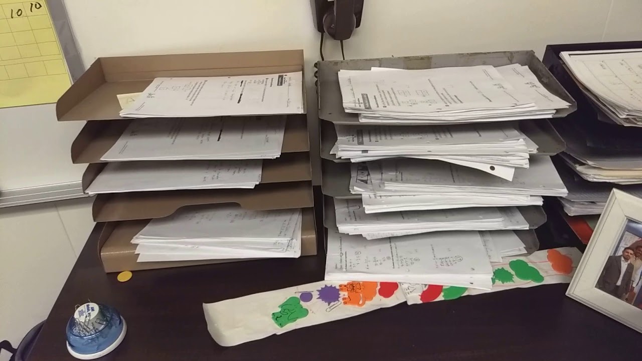 Teacher Paperwork Organization 101 - YouTube