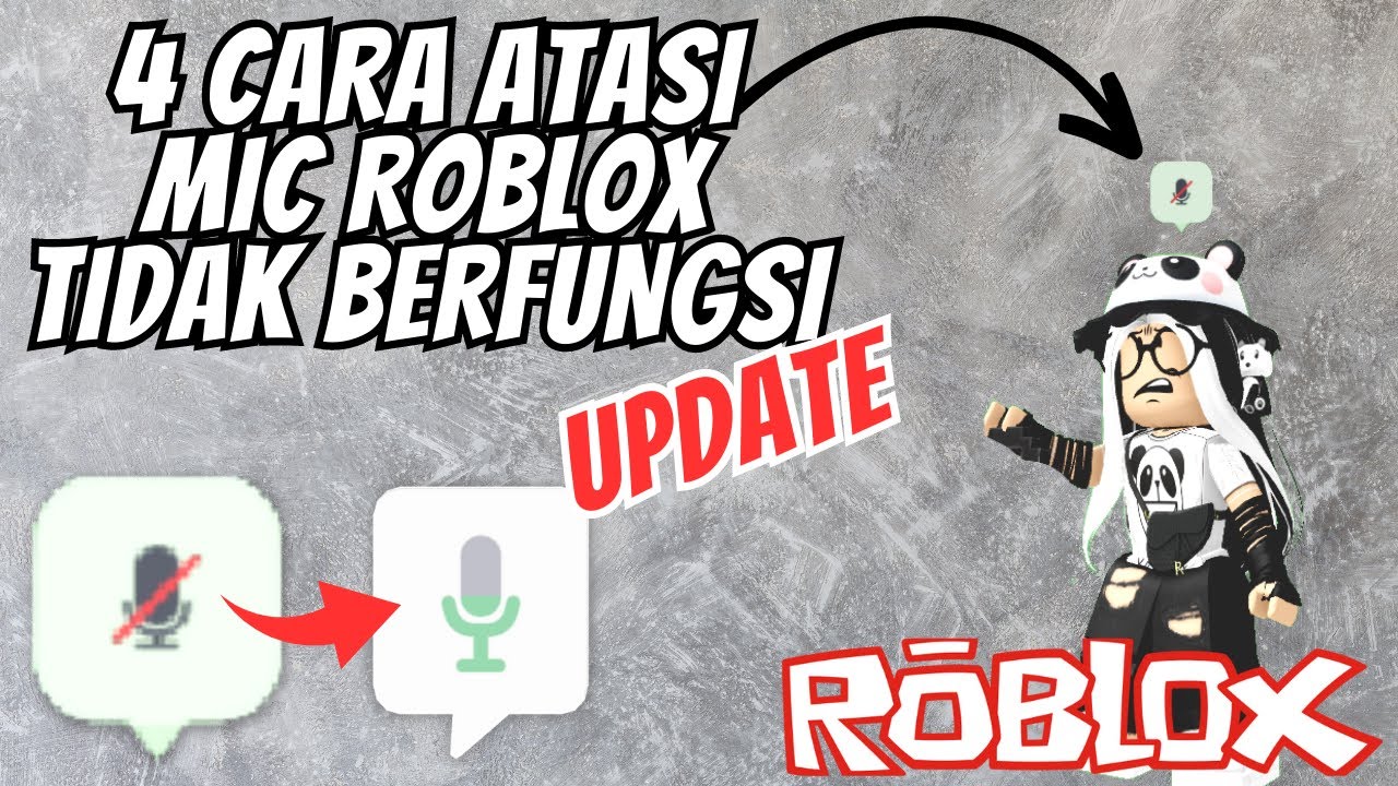 CARA ATASI MIC YANG BISA DIGUNAKAN DI ROBLOX DI PC ATAU LAPTOP - YouTube