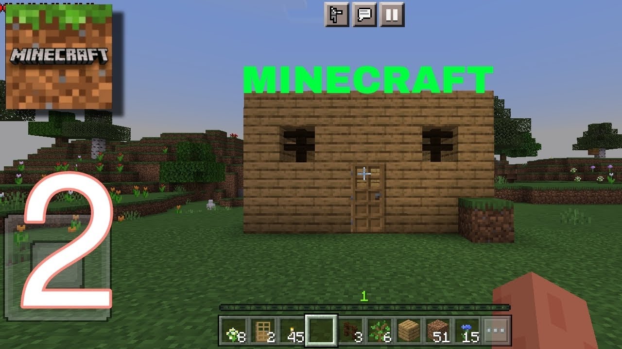 Minecraft: pocket edition gameplay part 2(iOS , Android) - YouTube