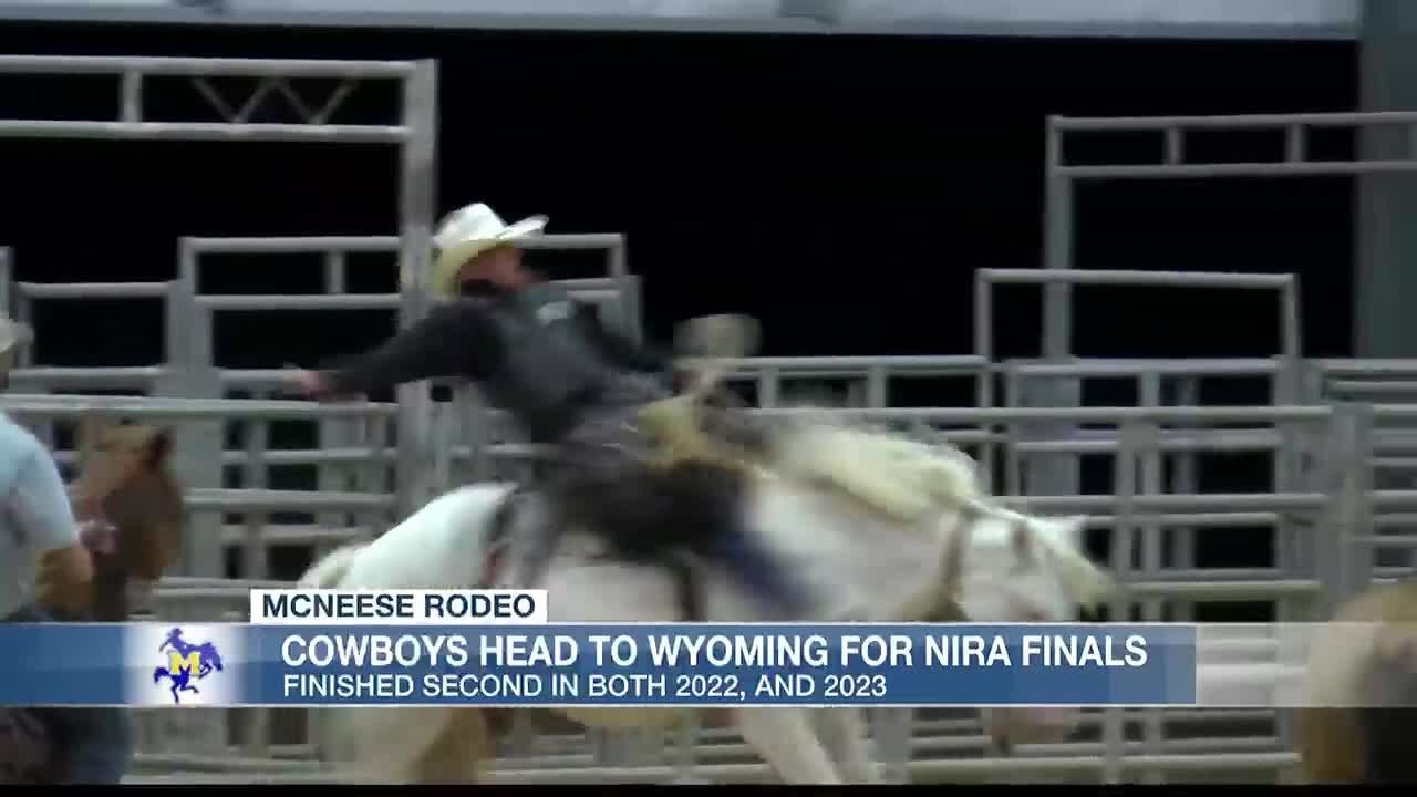 McNeese Rodeo Team Heads to Wyoming for NIRA Finals - YouTube