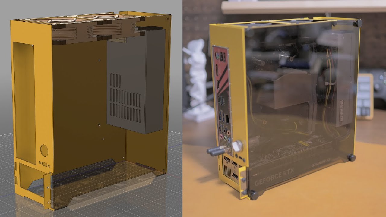 Designed and built a new SFF PC - YouTube