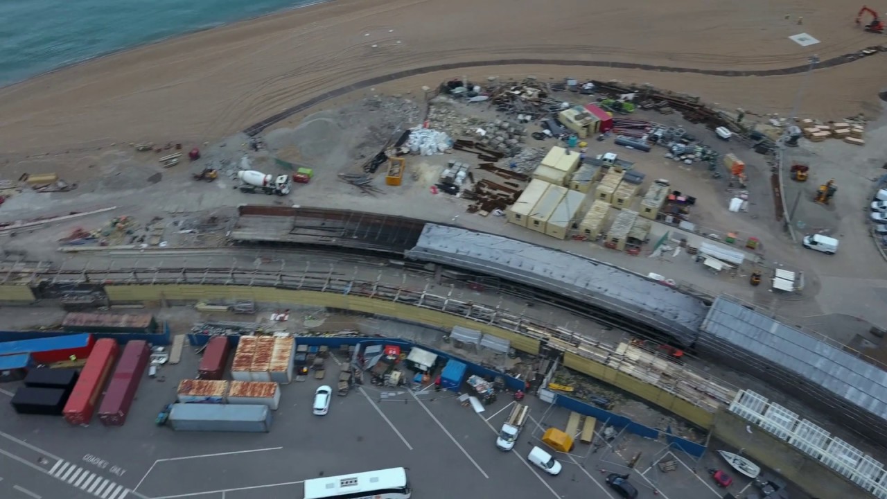 Progress on the Inspirational Harbour Development in Folkestone - YouTube