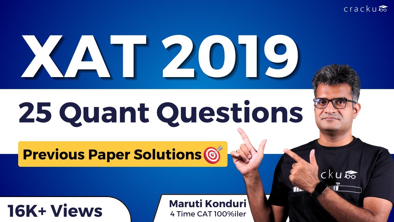 XAT Quant Questions | XAT Previous Year Paper Solutions - YouTube