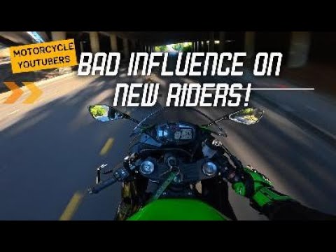 MOTORCYCLE YOUTUBERS BAD INFLUENCE ON NEW RIDERS! - YouTube