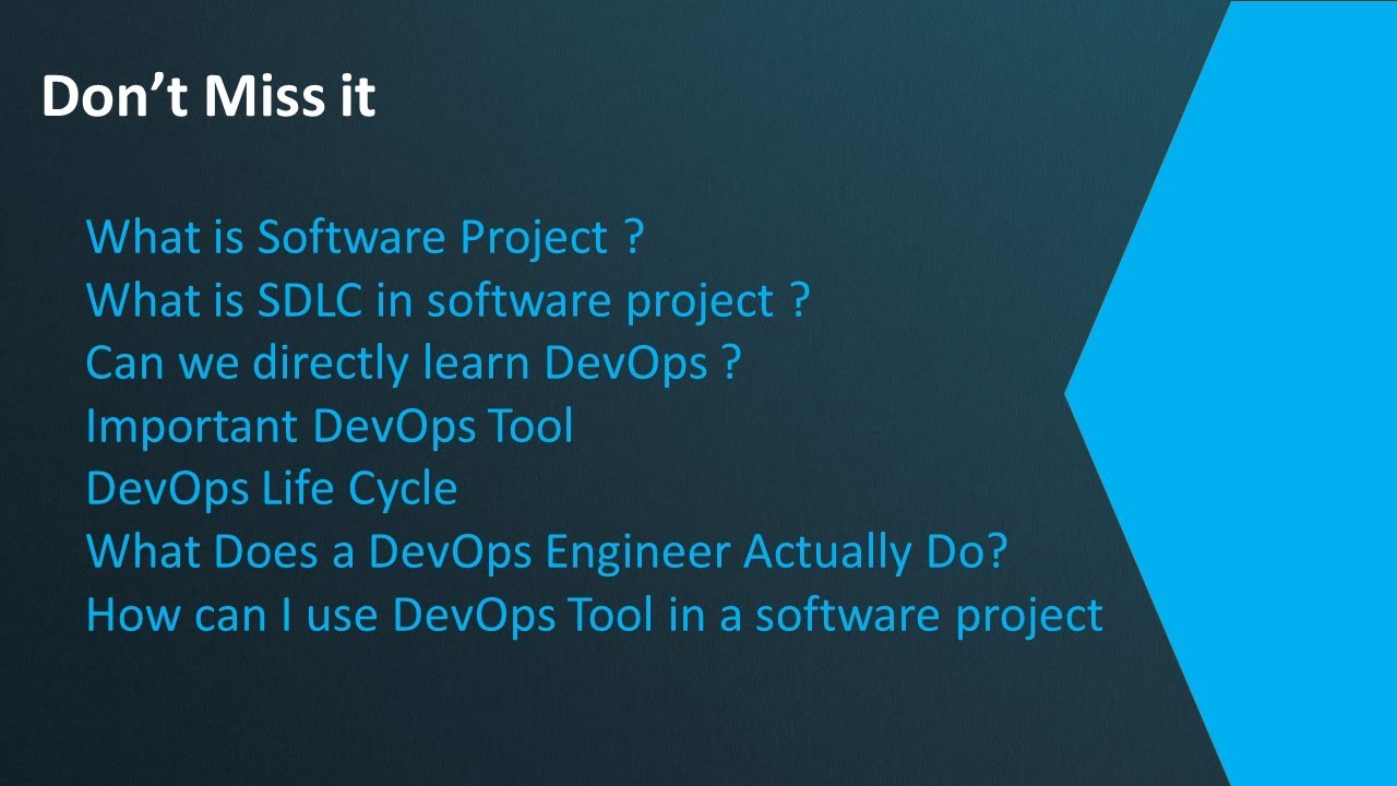 Software Development Life Cycle & DevOps Tools || AWS || Azure ...