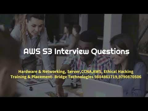 Aws S3 Interview Questions and Answer | part 2 | Aws S3 Tutorial in Tamil | Bridge Tech ...