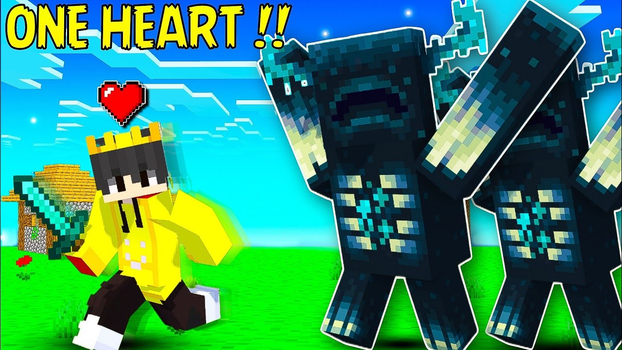 How I Beat Minecraft In One Heart ️ - YouTube