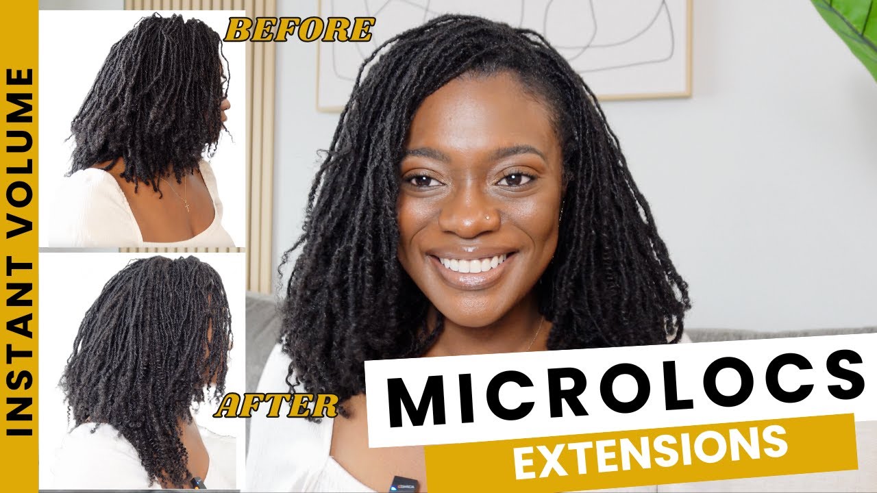 Get Instant Inches! 4B/4C Microloc Extensions Install + Review ...