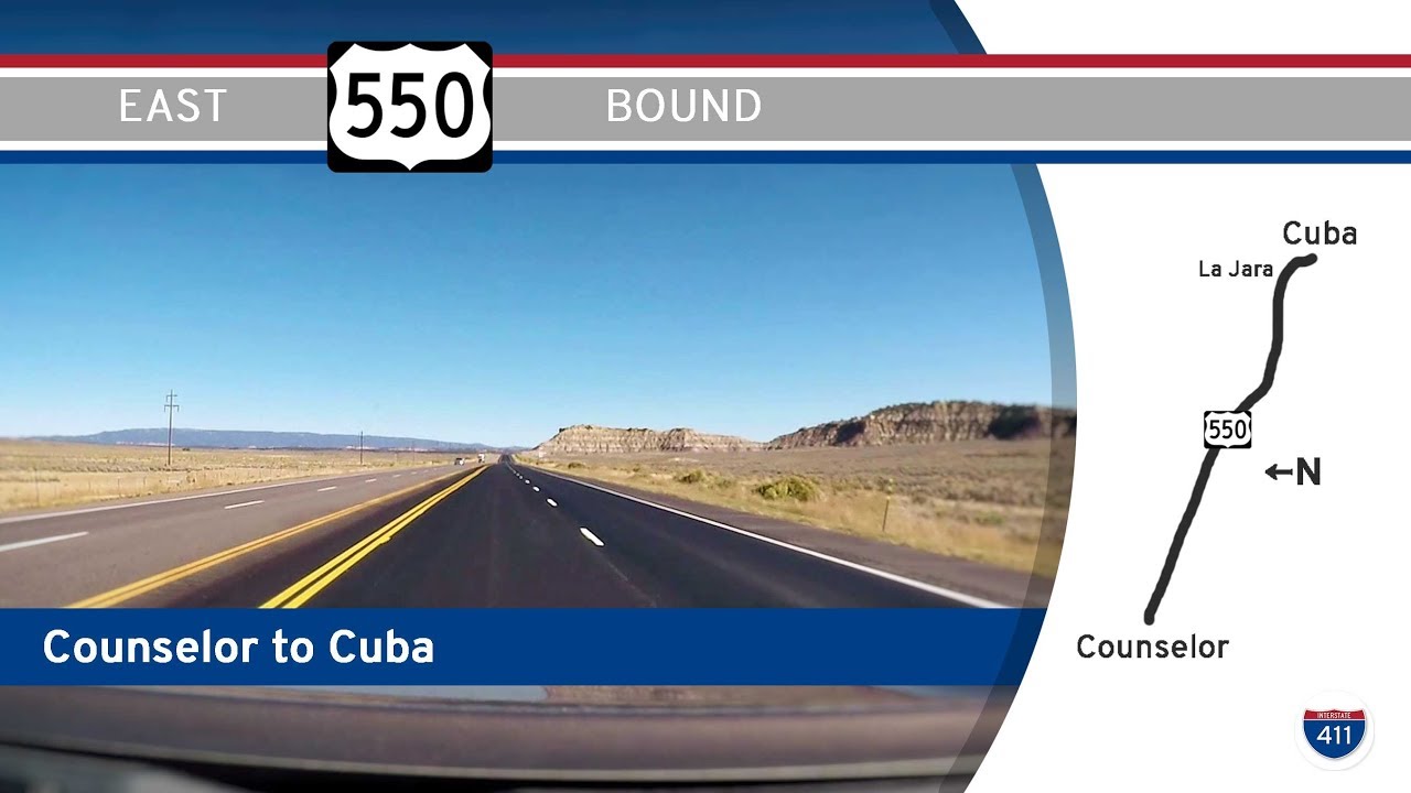 US Highway 550 - Counselor - Cuba - New Mexico | Drive America's ...