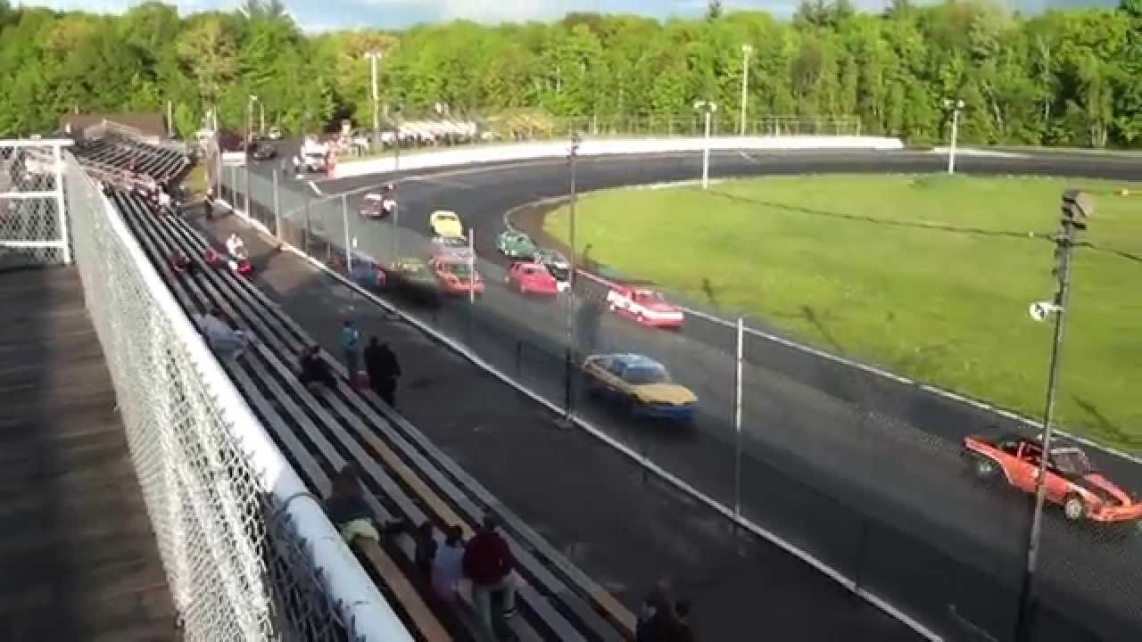 Star Speedway 4-Cylinder Enduro Heat 5/24/2014 - YouTube