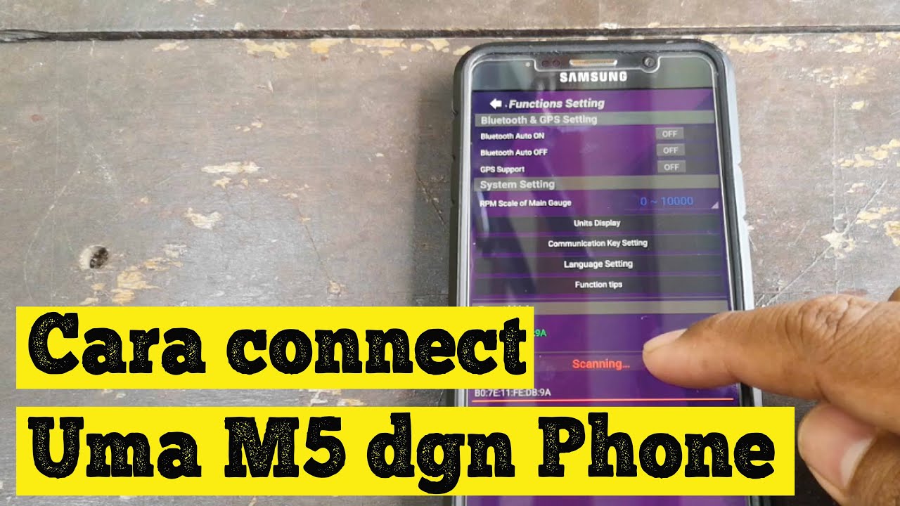 Uma M5 Ecu connection to phone - YouTube