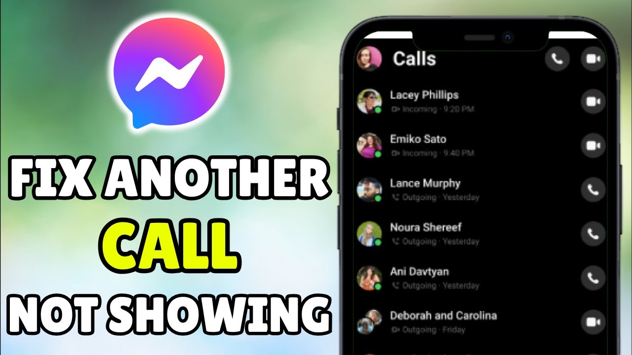 How To Fix Messenger Another Call Not Showing - Full Tutorial (iPhone ...