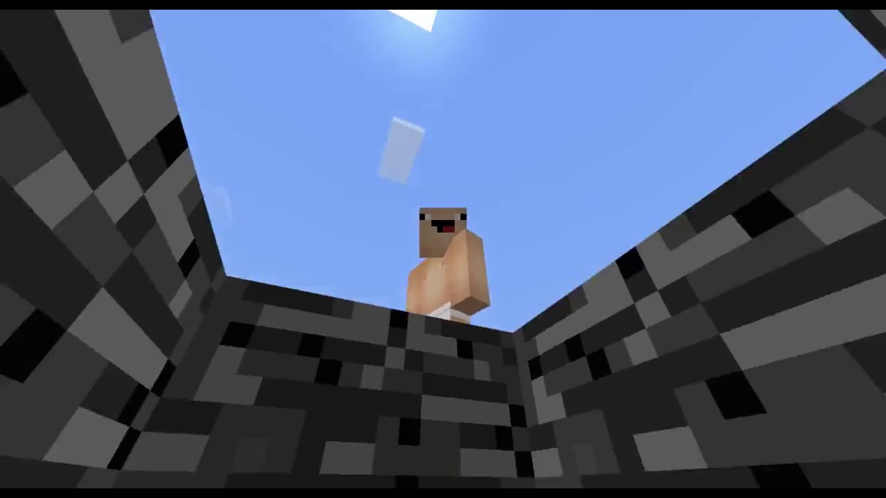 accurate frisk pixel art in minecraft - YouTube