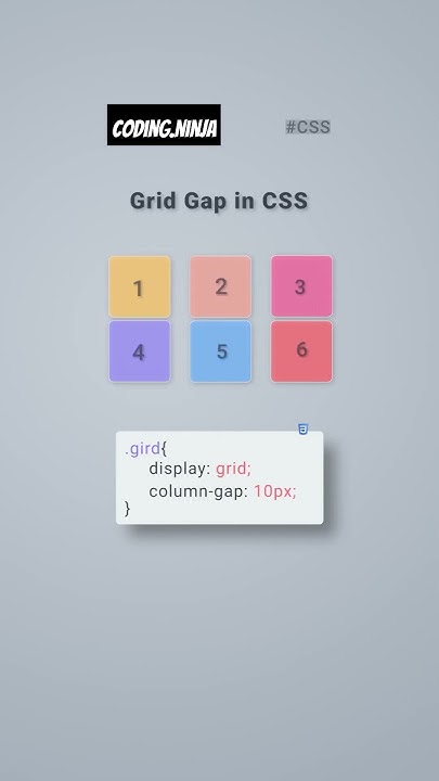 grid gap in css || css responsive column#css #html #shorts #trending #viralshorts - YouTube
