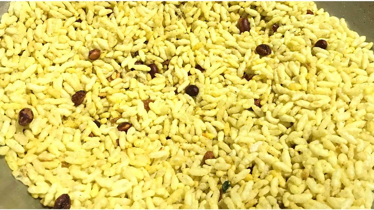 Spicy Puffed Rice/Murmura Namkeen/ Vagharela Mamra/ Healthy and spicy ...