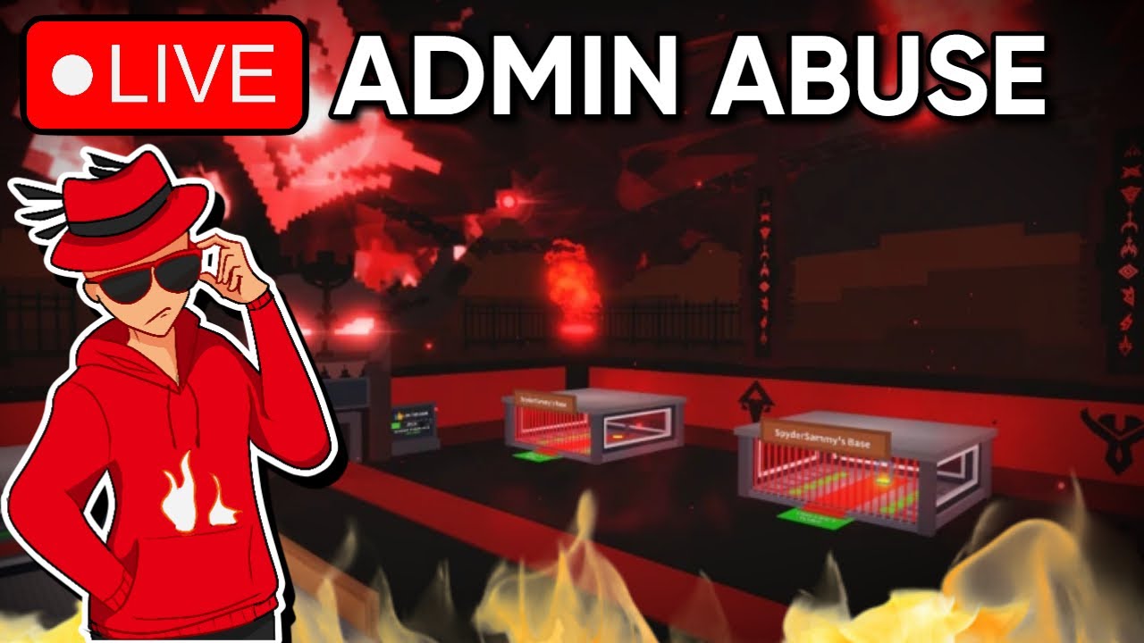 ROBLOX 🚨ADMIN ABUSE TIME🚨 STEAL A BRAINROT 🔴LIVE🔴 - YouTube