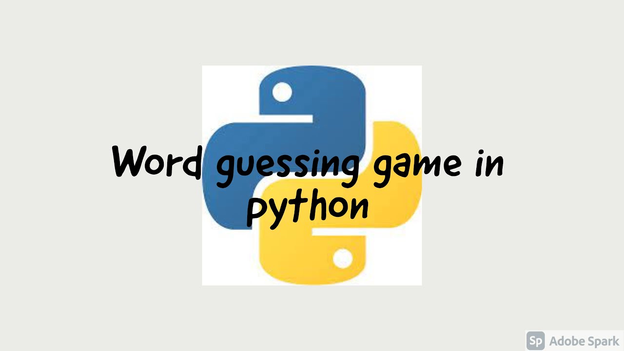 Word guessing game in python | beginner friendly project - YouTube