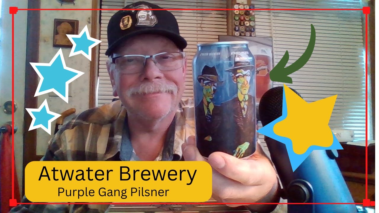 McCall's Flask Beer Review Atwater Brewery Purple Gang Pilsner #mibeer ...