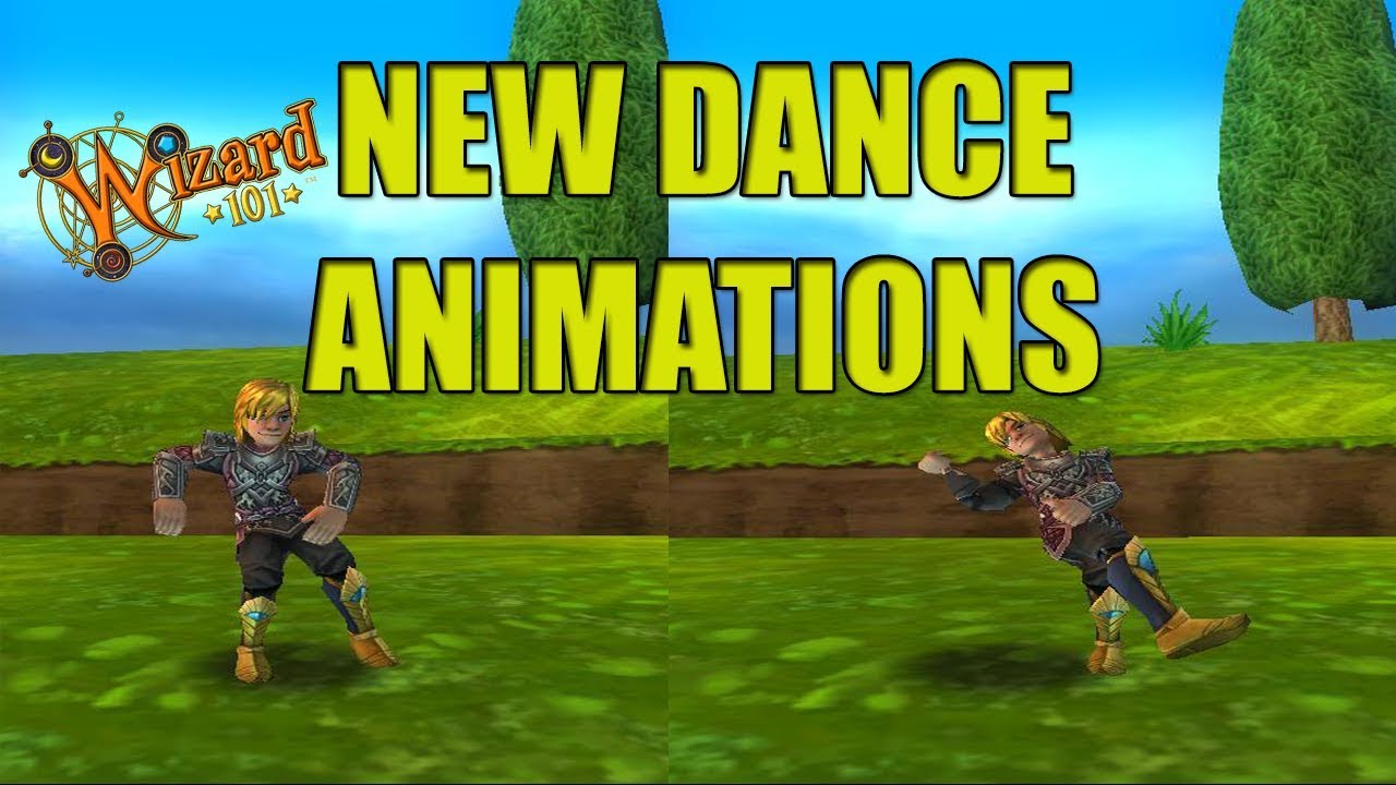 Wizard101: New Dance emotes (Spring Test realm 2019) - YouTube