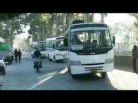 India-Pakistan bus services resume after 2 weeks - YouTube