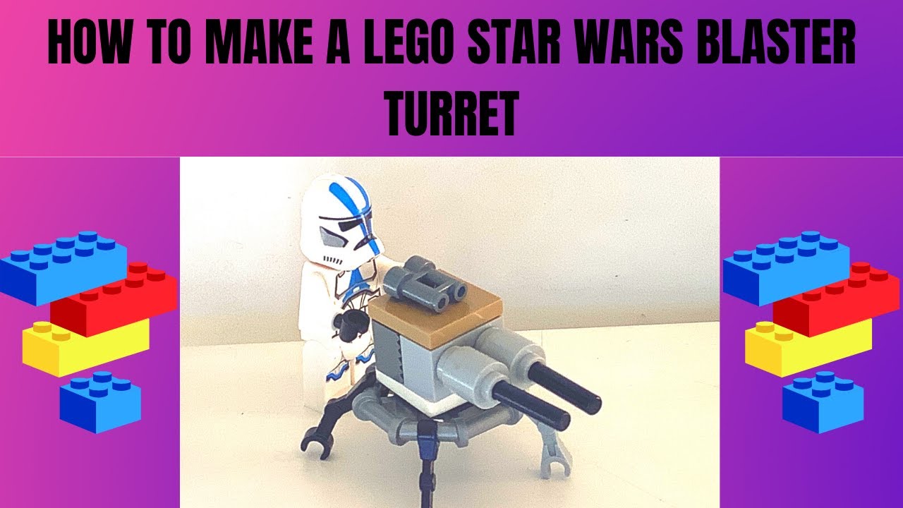 Lego Star Wars Turret Tutorial - YouTube