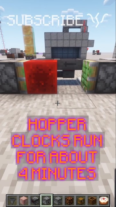 How to get SPECIFIC LONGER TIMES with your HOPPER CLOCK | Redstone with ...