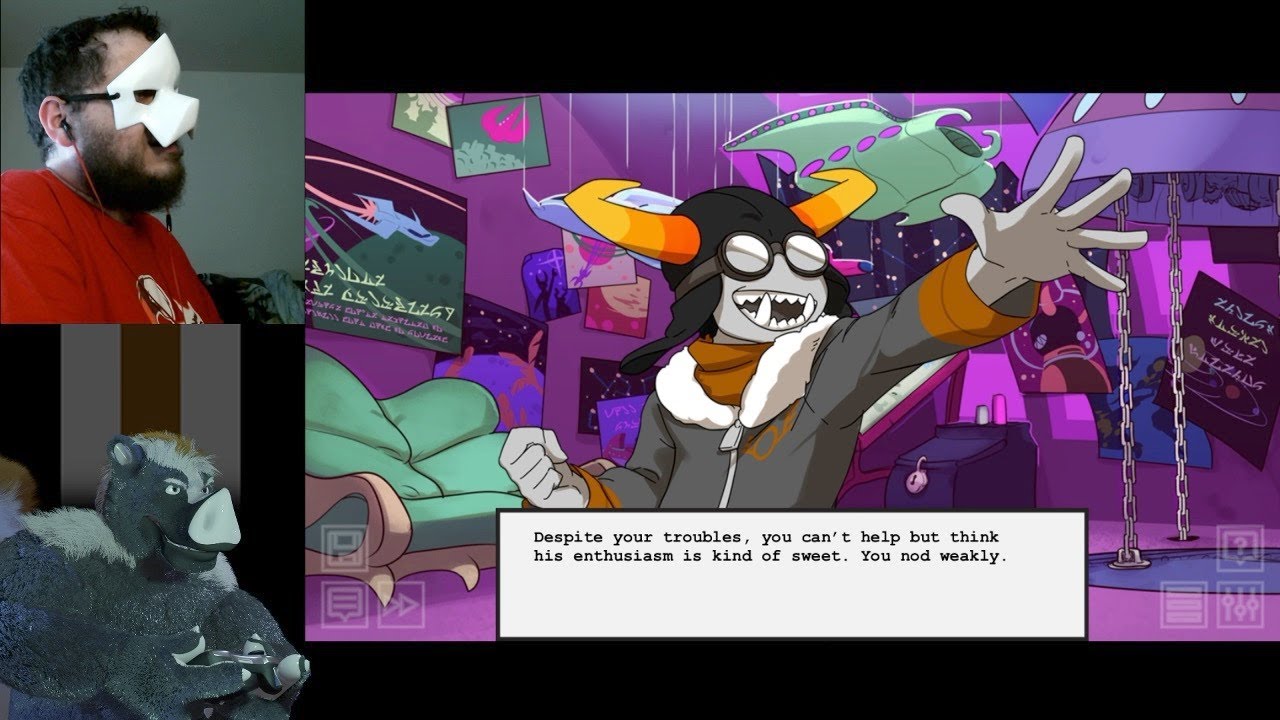 Hiveswap Friendsim stream - 9 - Vikare Ratite - YouTube