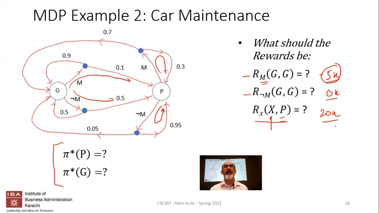 IBA: Intro to AI - Lecture 16 - Probabilistic Reasoning over Time(2 ...