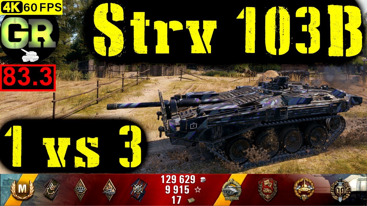 83_World of Tanks Strv 103B WoT Replay - 8 Kills 7.7K DMG(Patch 1.5.0 ...