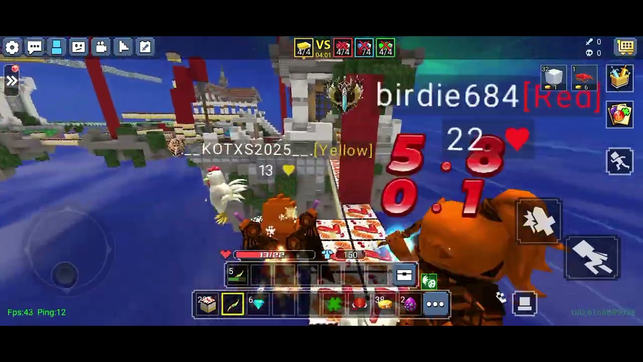 primeiro vídeo do canal jogando blockman go bed wars... - YouTube