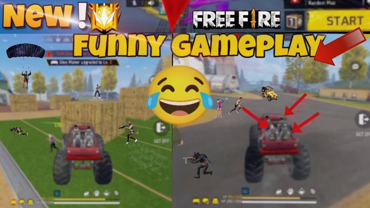 FREE FIRE FUNNY GAMEPLAY 😂 ENEMY'S FUNNY MOMENTS -1 #freefire - YouTube